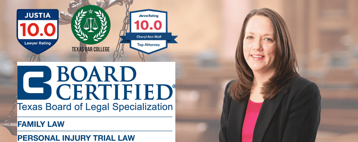 Tyler Injury Lawyer | Cheryl A. Wulf, Attorney at Law